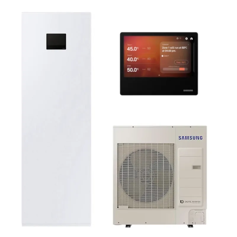 Pompa ciepła 200L Samsung EHS Split R32 AI home ClimateHub 9,0 kW 3-fazowa